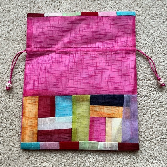 Bags | Small Colorblock Cinch Bag | Poshmark